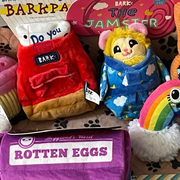 Bark-Box | Dog | Barkbox Plush Chewing Fetching Toys Six 6 Small Dog ...
